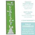 Fraser Hill Farm 45 in. Happy Easter Front Porch Sign, Built-in LED ...