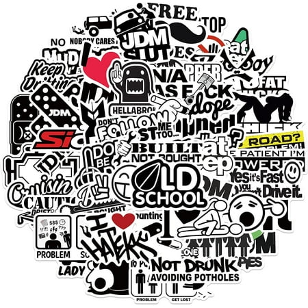 Funny JDM Stickers for Water Bottle Laptop,Waterproof Vinyl Sticker ...