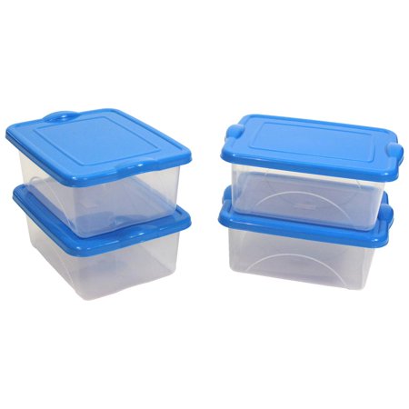2.5 gallon Clearview Storage with Color Snap-On Lid - Walmart.com ...