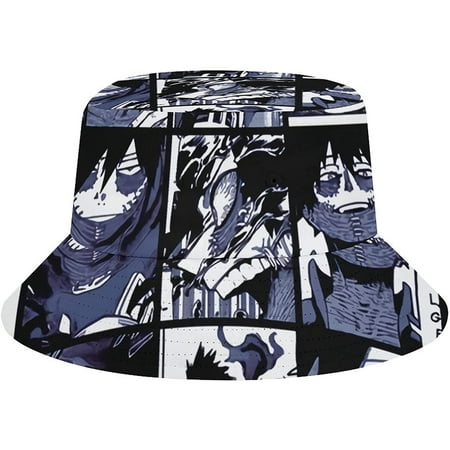 Tomura Shigaraki Collage My Hero Academia Full Print Bucket Hat Sun Cap ...