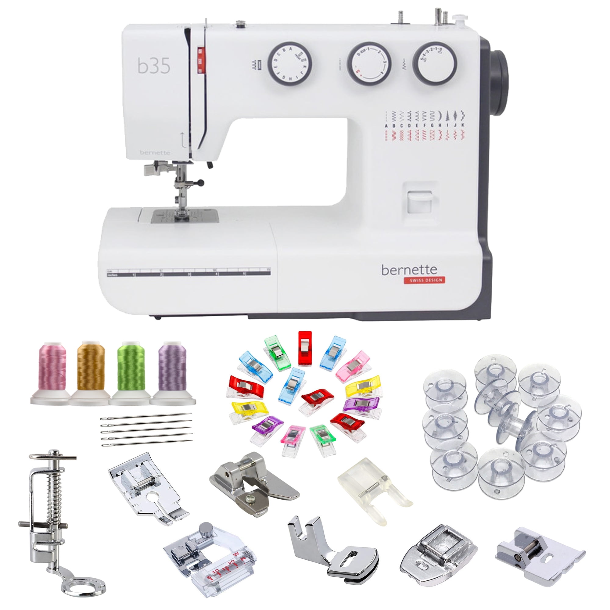 Bernette b35 Swiss Design Sewing Machine with $249 Bonus Bundle ...