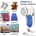 Electric Fabric Shaver, Lint Remover with 3 Blades, USB Rechargeable ...