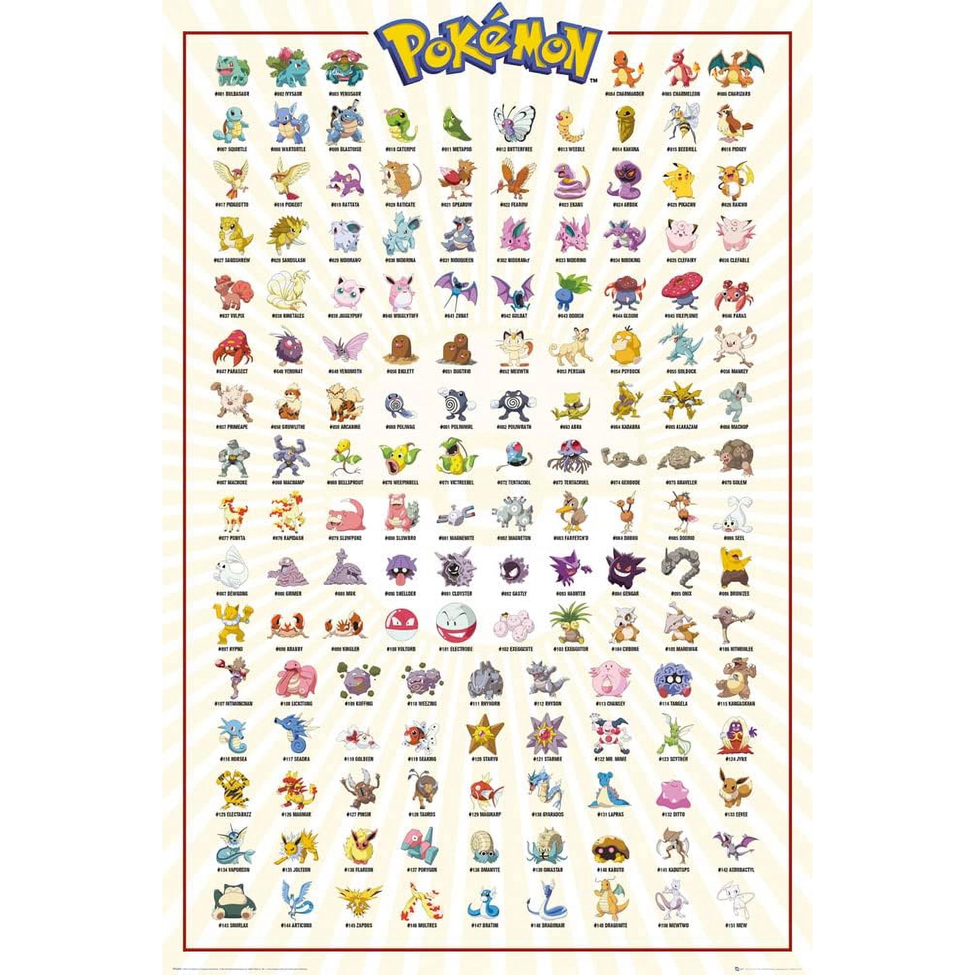 Click here for Pphaosho Ltd Fp Kanto Maxi Wood Pokemon Poster Fra... prices