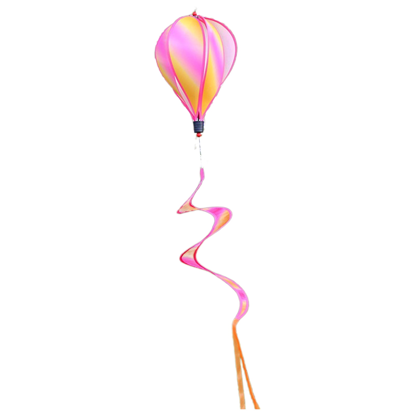BOOYOU Hot Air Balloon Wind Spinner Rainbow Pinwheel Windsocks Spiral ...