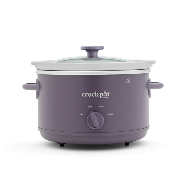 Crock-Pot Design Series 4.5-Quart Manual Slow Cooker, Purple Potato ...