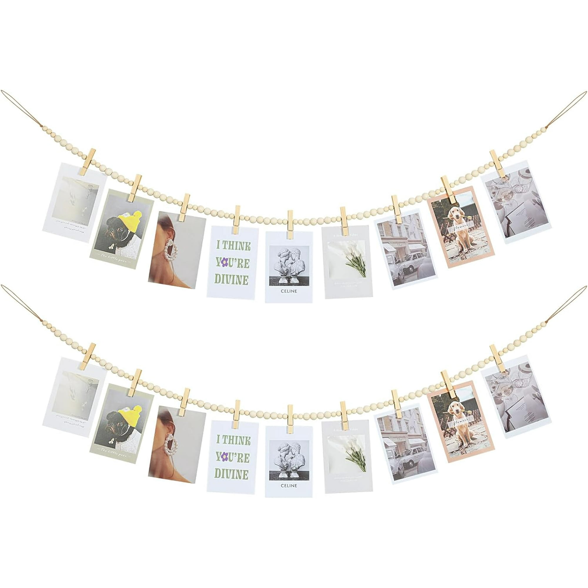 Click here for Pinesc Hanging Photo Display Wall Decor  2pcs Boho... prices