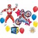 Power Rangers Birthday Party Supplies Unleash the Power Balloon Bouquet ...