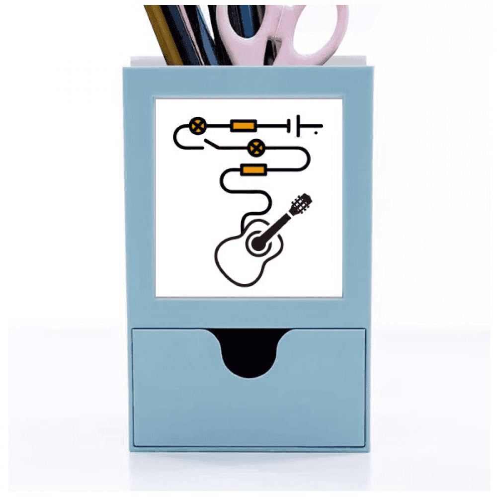 Route Light Instrument Guitar Desk Supplies Organizer Pen Holder Card ...