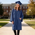 Unisex Elegant Doctoral Gown and Cap for Graduation Ceremonies with ...