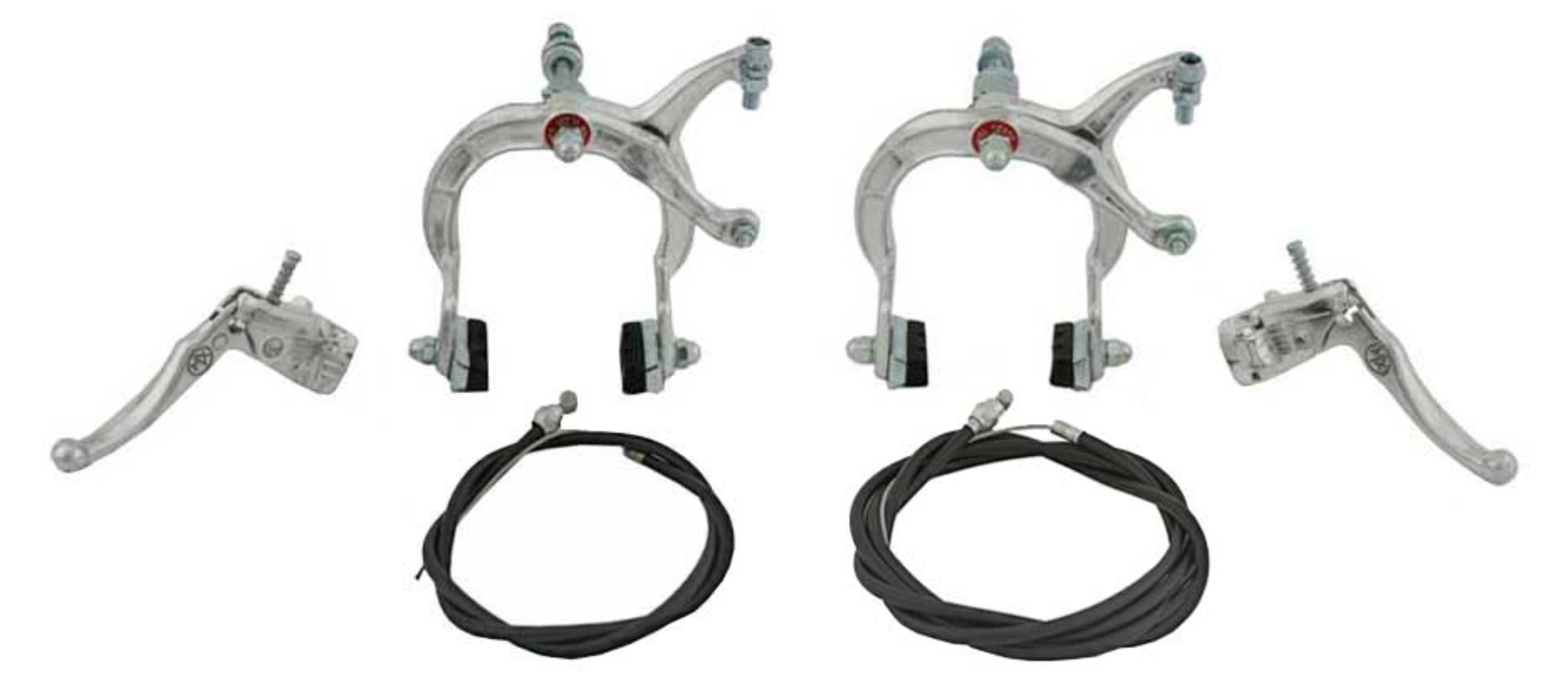 Chrome Alloy Bike Mx Brake Set. Front and Rear Bicycle Brake set Bike ...