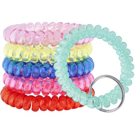 LUO Pack of 6 Colorful Flexible Spiral Coil Stretchable Spring ...
