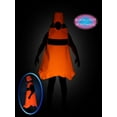Seasons Construction Cone Costume for Adult, Black Light Responsive ...
