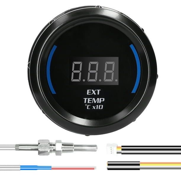Exhaust Gases Temp Gauge,Temperature Car Temp Display (40-120) X10 Car ...