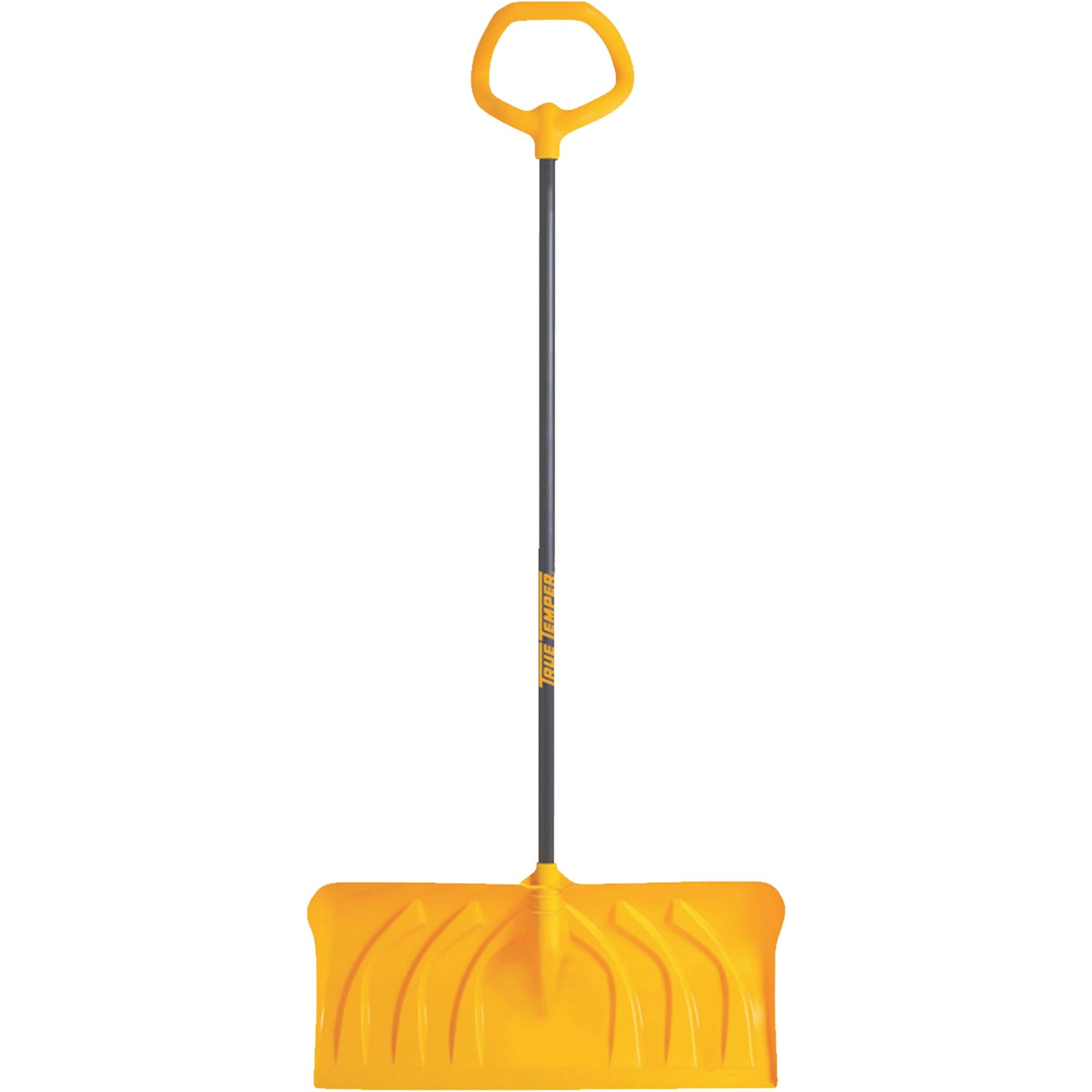 True Temper 24 in. W X 52.75 in. L Poly Snow Pusher - Walmart.com
