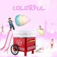 Family Party Safe Cute Red Stainless Steel Casual Cotton Candy Machine ...