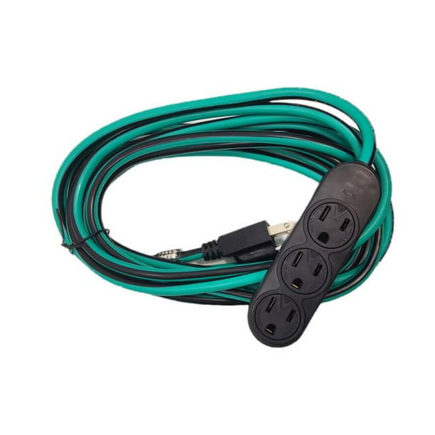 EXTENSIÓN USO RUDO REFORZADA CON TIERRA 5 METROS 16 AWG, VERDE, ARGOS ...