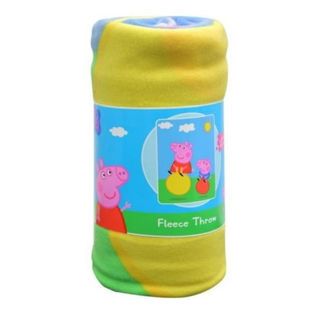 KIds Peppa Pig 45x60 Fleece Throw Blankets - Walmart.com - Walmart.com
