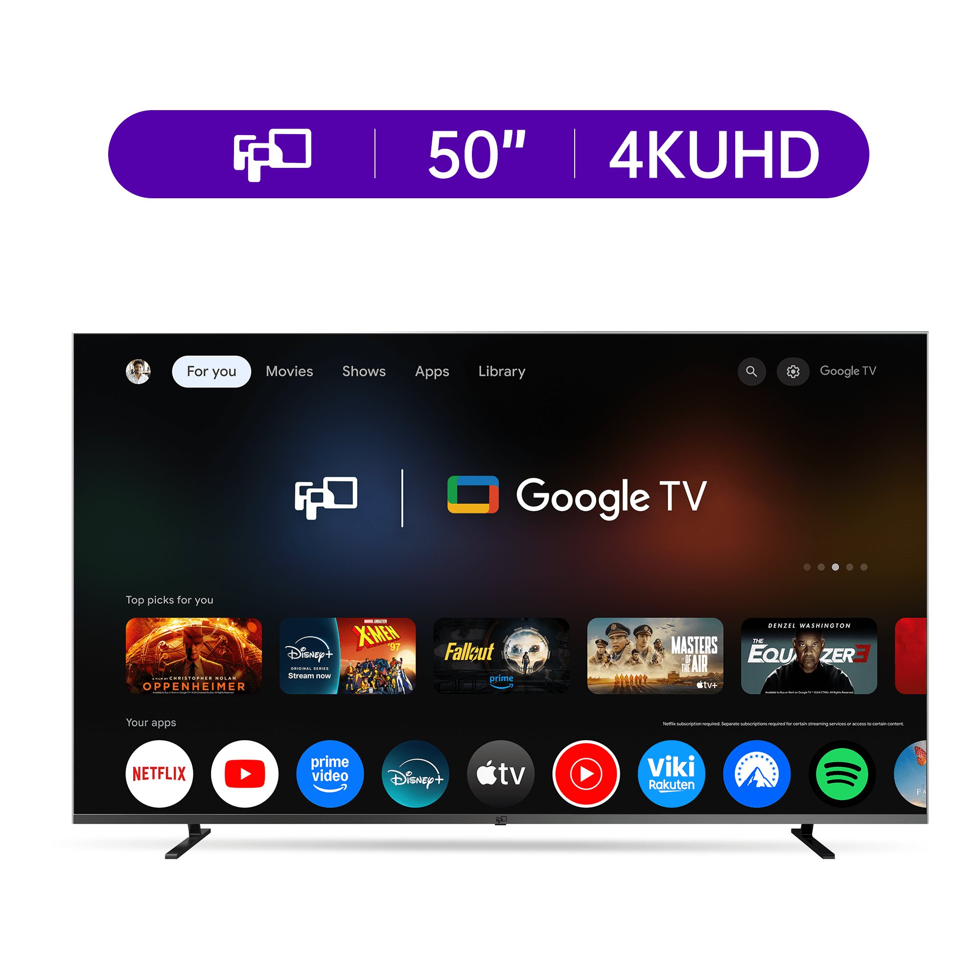 Click here for Fpd 50-Inch Smart Tv  4k Uhd Google Tv With Google... prices