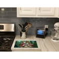 Keeshond and Santa Claus Glass Cutting Board 12 in x 15 in - Walmart.com