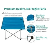 Trekology Small Folding Camping Table, Lightweight Portable Table for ...
