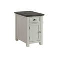 Martin Svensson Home Monterey Solid Wood Chairside Table with Power ...