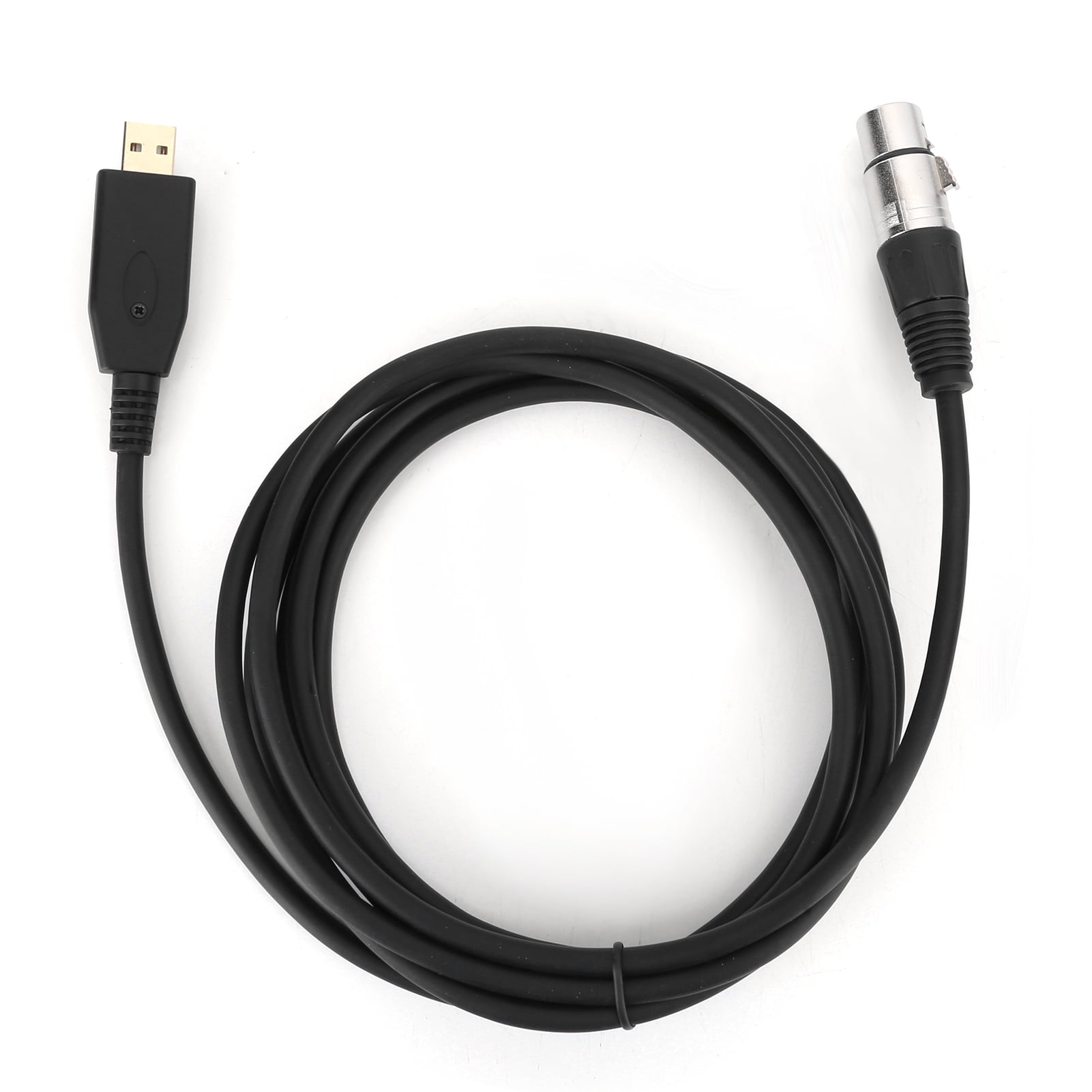 Cable de micrófono USB a XLR hembra firme y resistente Plug and Play ...