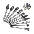 10PCS Alloy Carbide Rotary File Heads for Polishing and Drilling ...