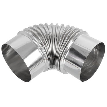 WoodEze 90 Degree Ducting Chimney Pipe Single Wall Dryer Vent Offset ...