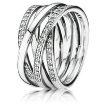 Pandora Ring Entwined - Clear Cubic Zirconia - Walmart.com