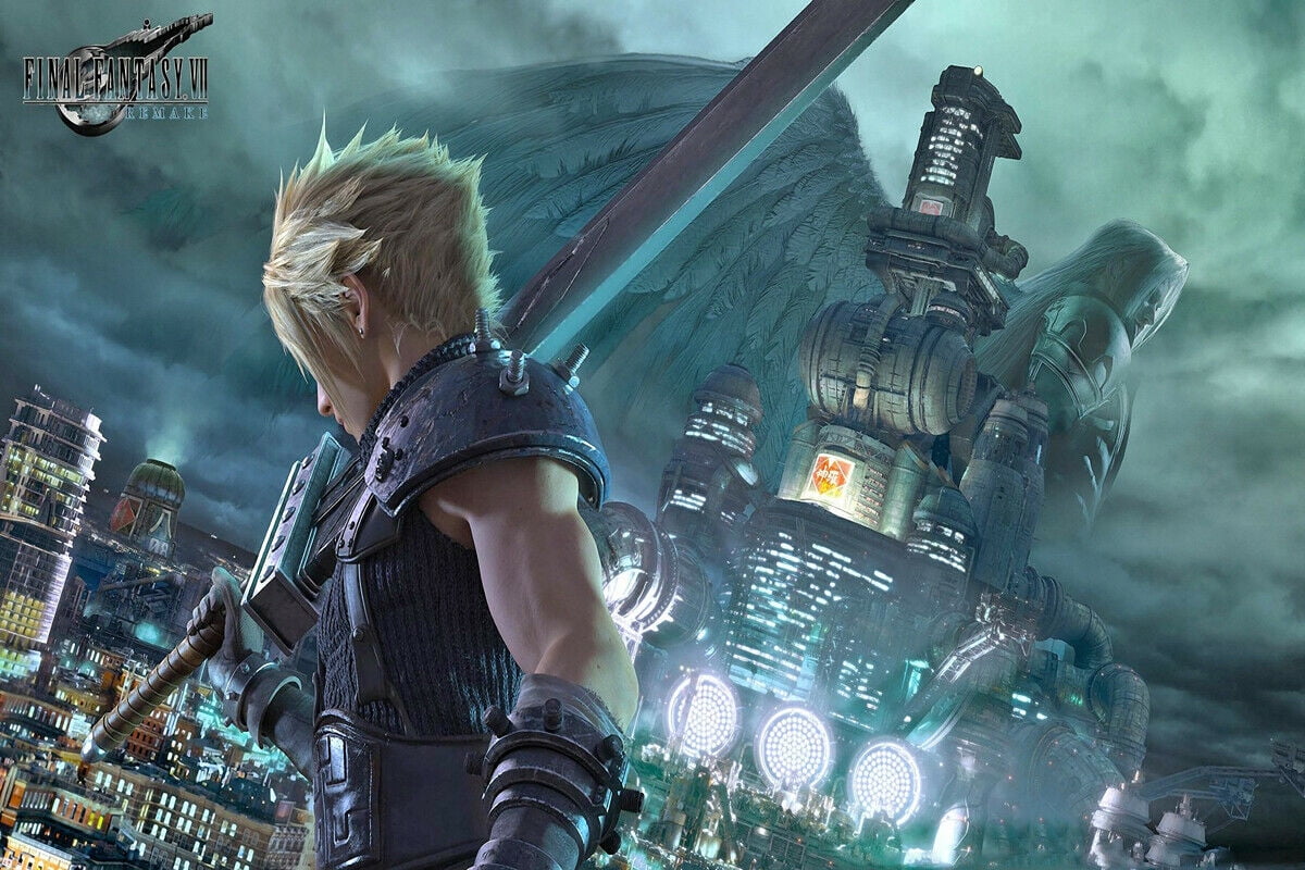 Final Fantasy VII remake - CANVAS OR PRINT WALL ART - Walmart.com