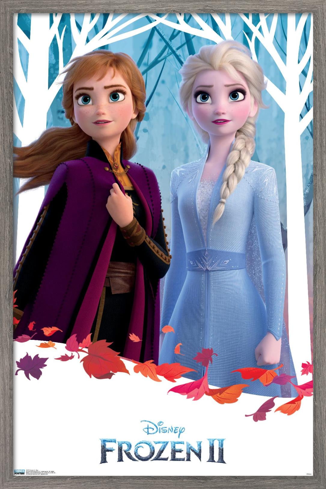 Disney Frozen 2 - Duo Wall Poster, 22.375" x 34", Framed - Walmart.com