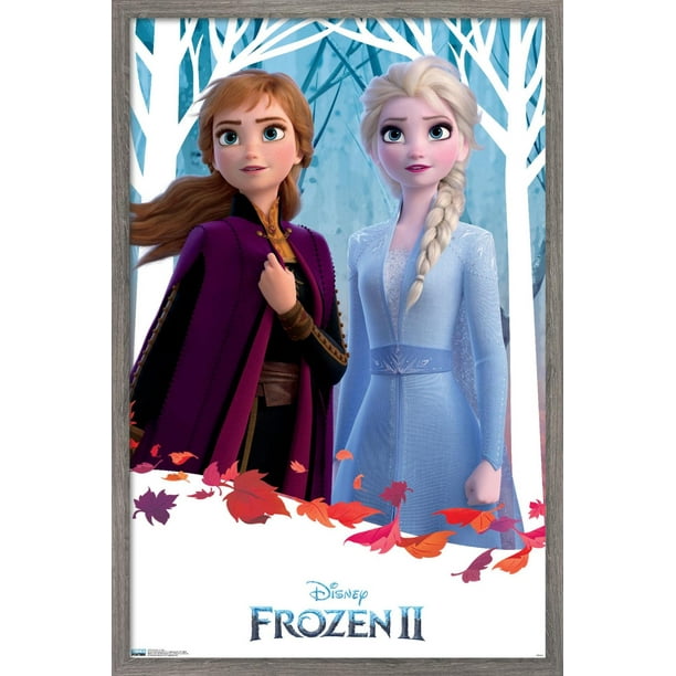 Disney Frozen 2 - Duo Wall Poster, 22.375" x 34", Framed - Walmart.com