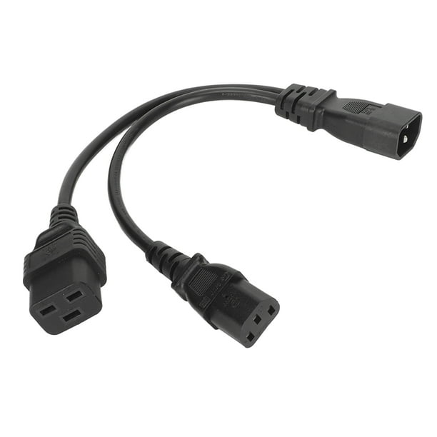Single IE Splitter Power Cord,IEC320 C14 to C19 IE Power Cord IE Y ...