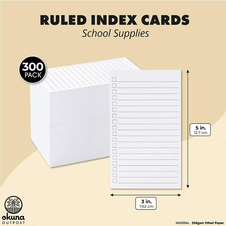 Color Coded Flash Cards For Studying Assorted Colors Ruled Flash Cards ...