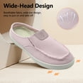 Barefoot Shoes Wide Toe Box Canvas Mules for Women with Fleece ...