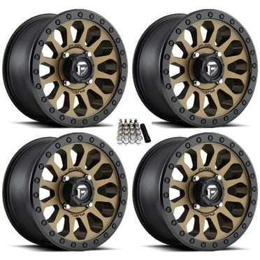 Fuel Lethal UTV Wheels Red/Black 15" Can-Am Maverick X3 / Honda Pioneer ...