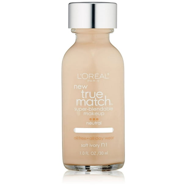 L'Oreal True Match Super-Blendable Makeup, Soft Ivory (pack of 2 ...