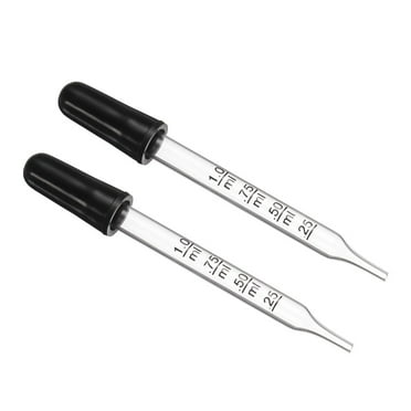 WORGEOUS 10 pcs Graduated Pipette Tip Scale Pipette Caps Glass Pipette ...