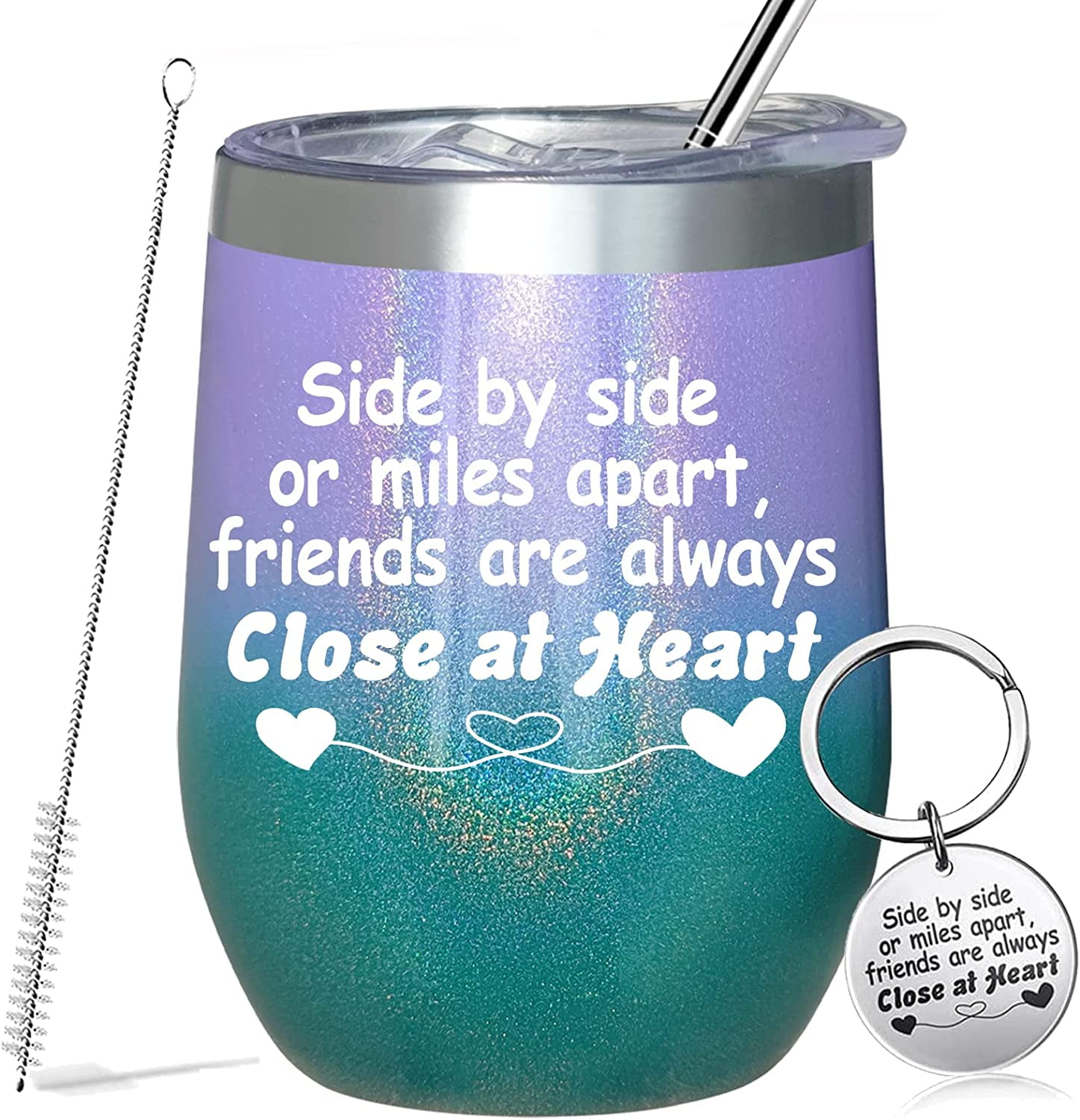 Best Friends Gifts for Women, Side By Side or Miles Apart Friends Are ...