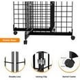 Versatile Metal Hanging Storage Stand, 5'x2' 4-Way Wire Grid Panel ...