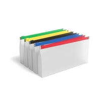 TRU RED Plastic Filing Zip Envelopes with Zipper Closure Check Size ...