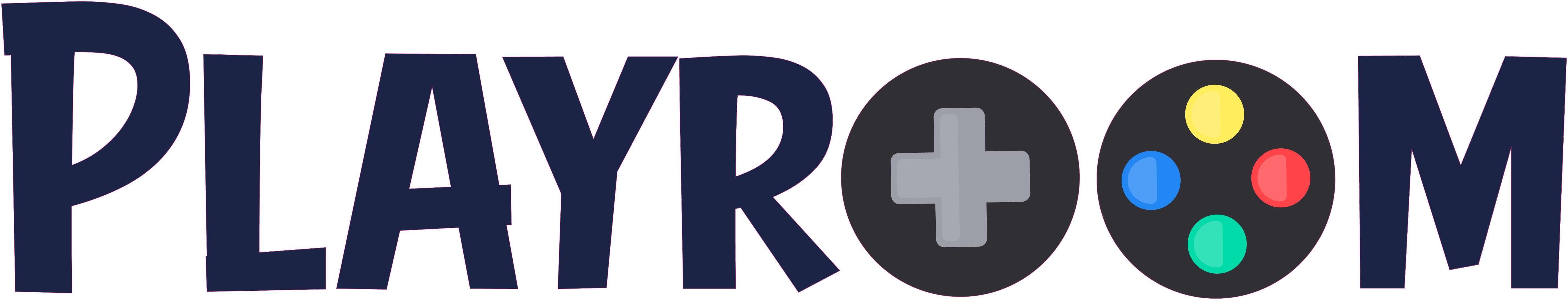 Playroom Logo with Two Smiling Moons Design Vinyl Wall Decal - Entrance ...