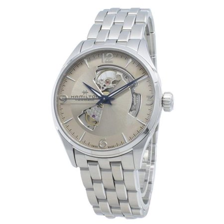 Hamilton H32705121 Jazzmaster Open Heart Automatic Men Watch, Black ...