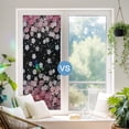 Cherry Blossom Window Privacy Film, Pink Gradient Floral Botanical ...