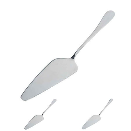 Stainless Steel Serrated Edge Cake cutter Pastry spatulas Pizza Server ...