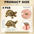 ACDANC 4 Pcs Mini Copper Bath Disk Ornaments Brass Bird Bath ...