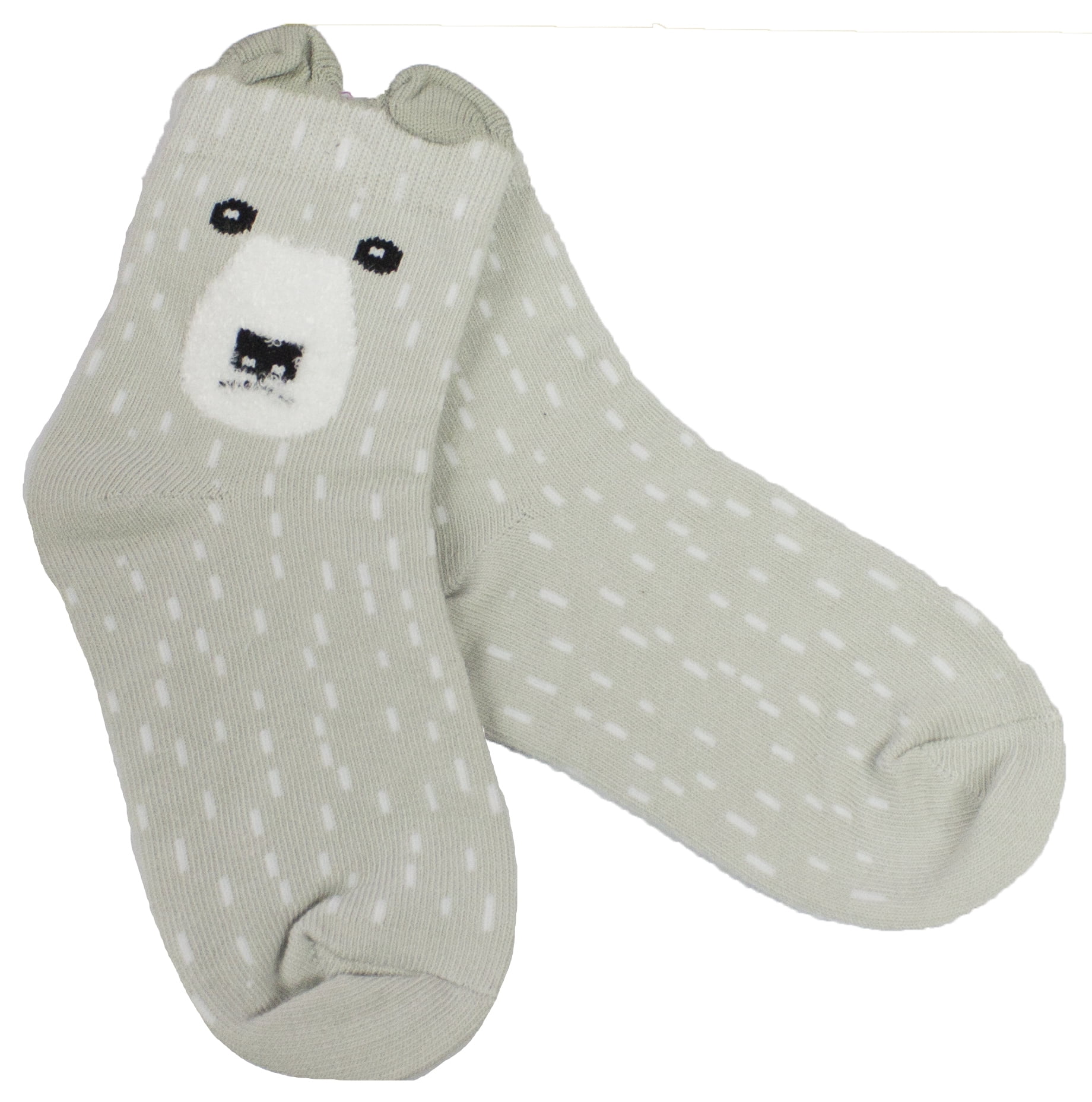Unisex Kids (4-5 Years) Adorable Baby Bear Sotton Knit Socks - Walmart.com