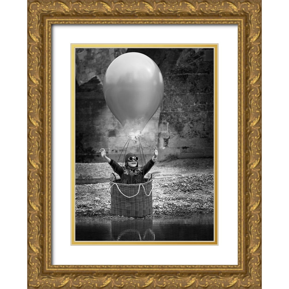 Birkhofer, Bruno 18x24 Gold Ornate Wood Framed with Double Matting ...
