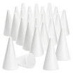 8pcs Foam Cone Polystyrene Cone Shapes Tree Crafts Table Centerpiece ...