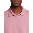 No Boundaries Mens & Big Mens Oversize French Terry Polo Shirt, Sizes ...